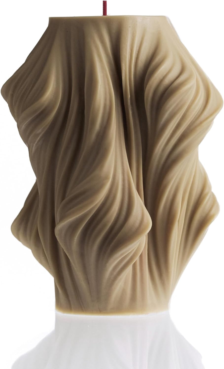 LAWA Cascading Wave Candle - Large Beautiful Handmade Pillar Scented ...