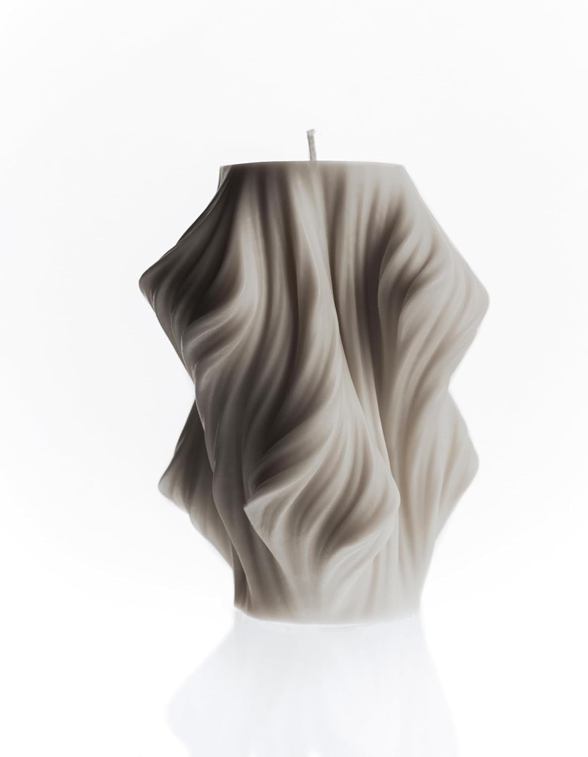 LAWA Cascading Wave Candle - Large Beautiful Handmade Pillar Scented ...