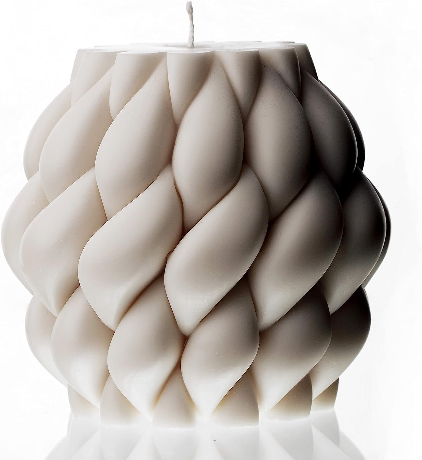 LAWA Knot Ball Candle - Large Beautiful Handmade Pillar Scented Soy Wax ...