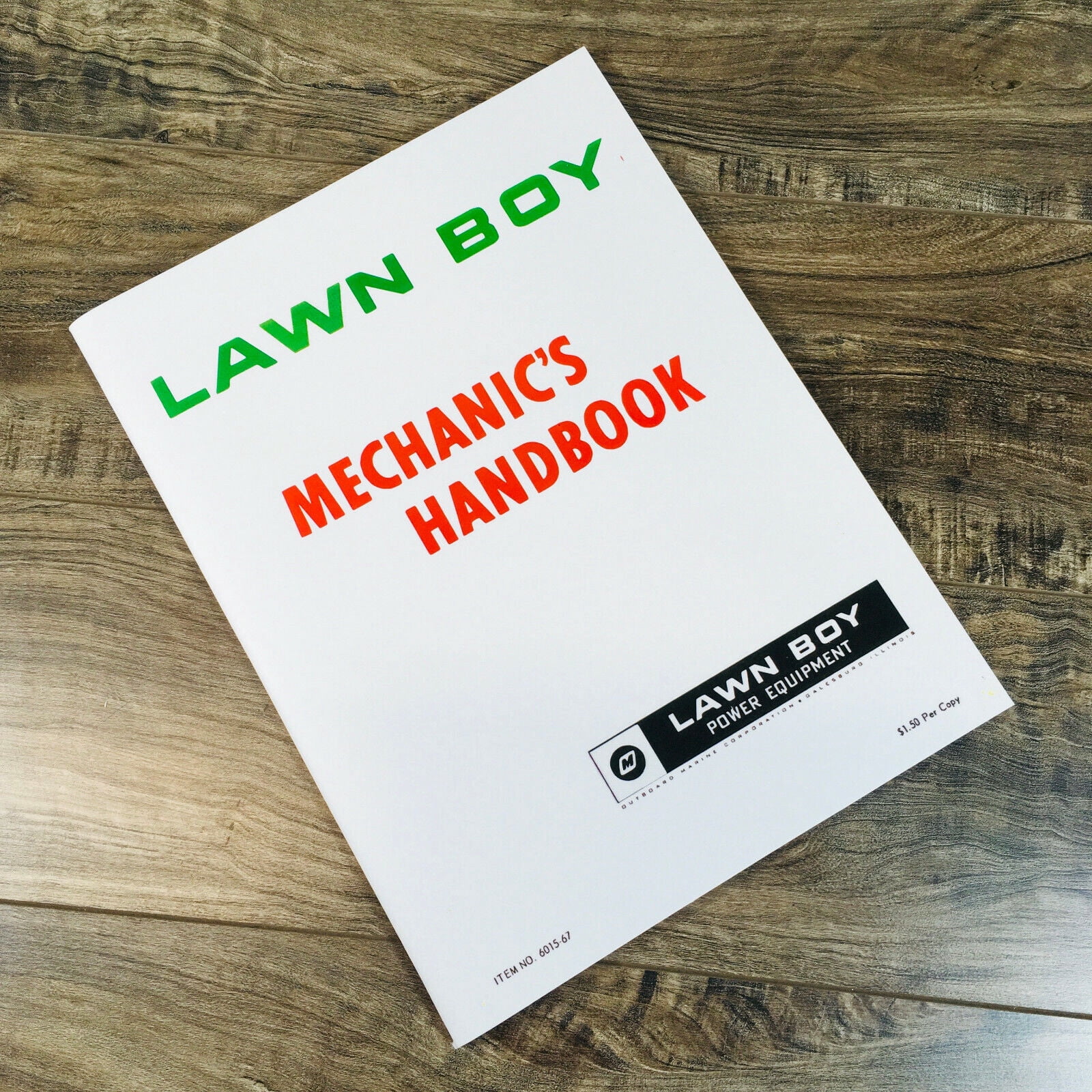 LAWN BOY MACHANICS HANDYBOOK FOR LAWN EQUIPMENT MANUAL REPAIR SHOP ...