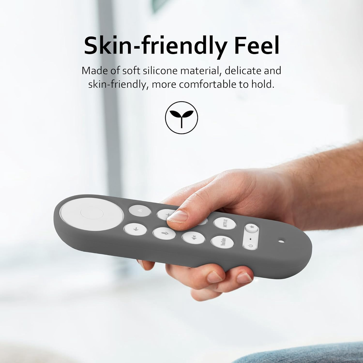 LAWONP-Case for Google TV Streamer 4K Remote Cover 2024 Silicone ...