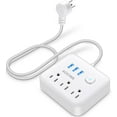 LAWONP-Power Strip Surge Protector (EL-01W) - Walmart.com