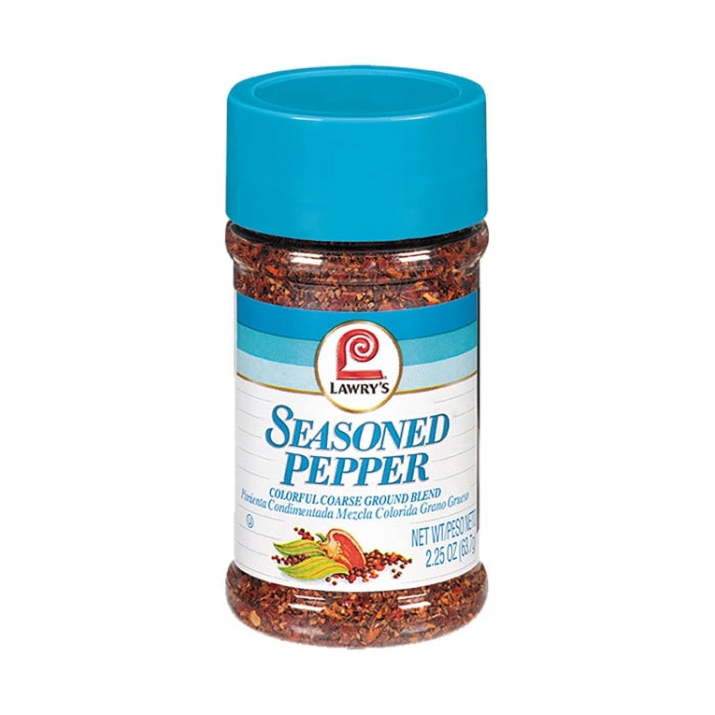 LAWRYS SEASONED PEPPER 2.25 OZ - Pack of 12 - Walmart.com