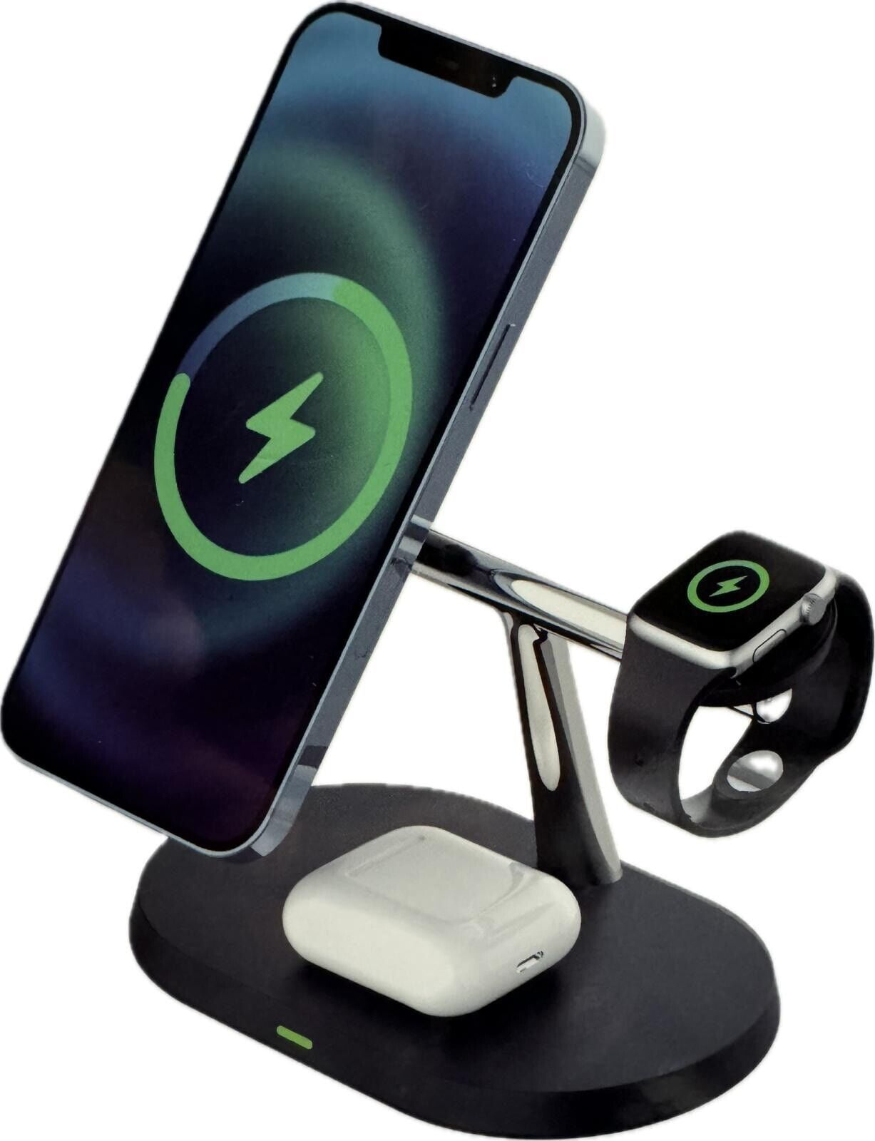 LAX Gadgets Boost Charge Pro 3-in-1 Wireless Charging Station with ...