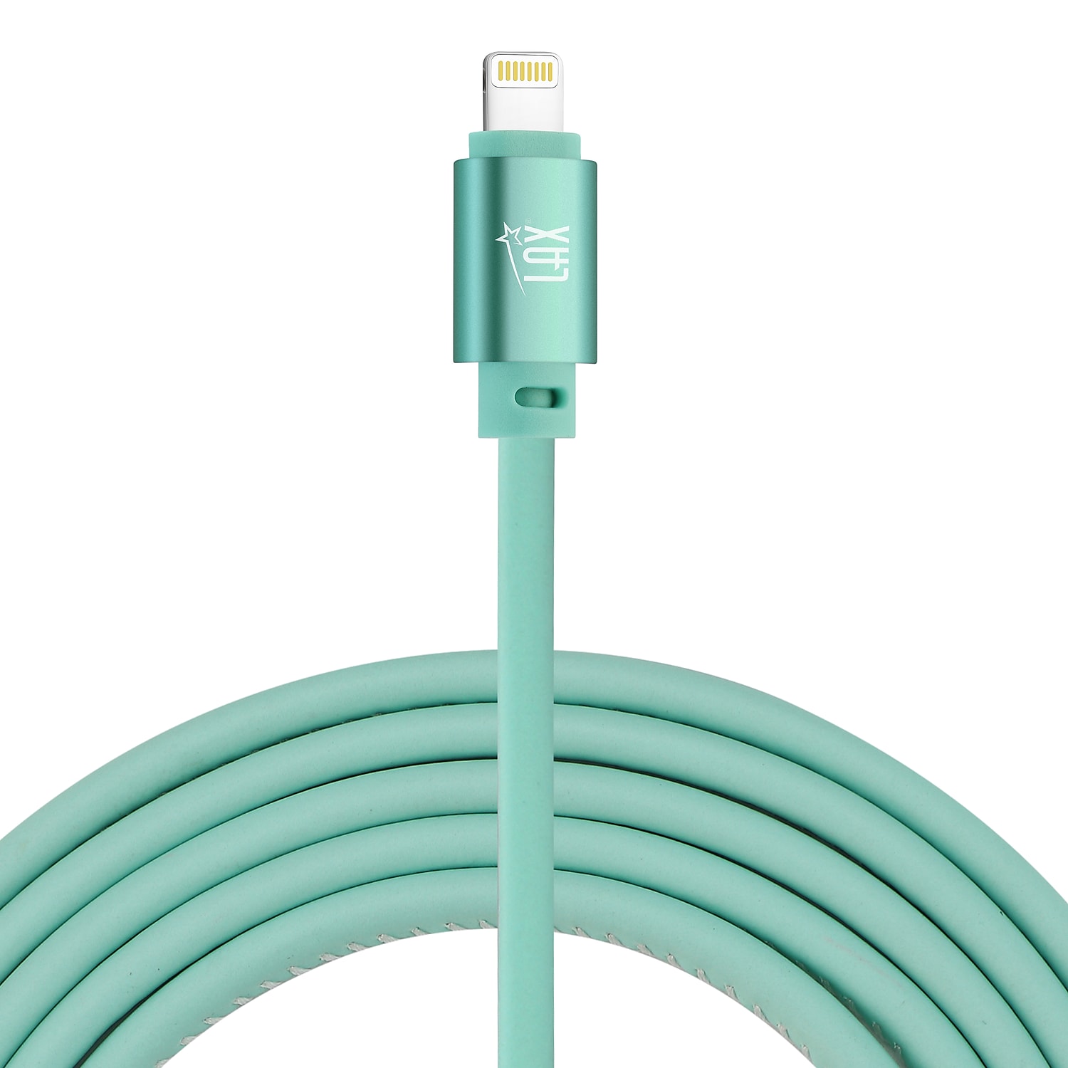 LAX Gadgets Glow in the Dark Apple MFi Certified USB to Lightning Cable ...