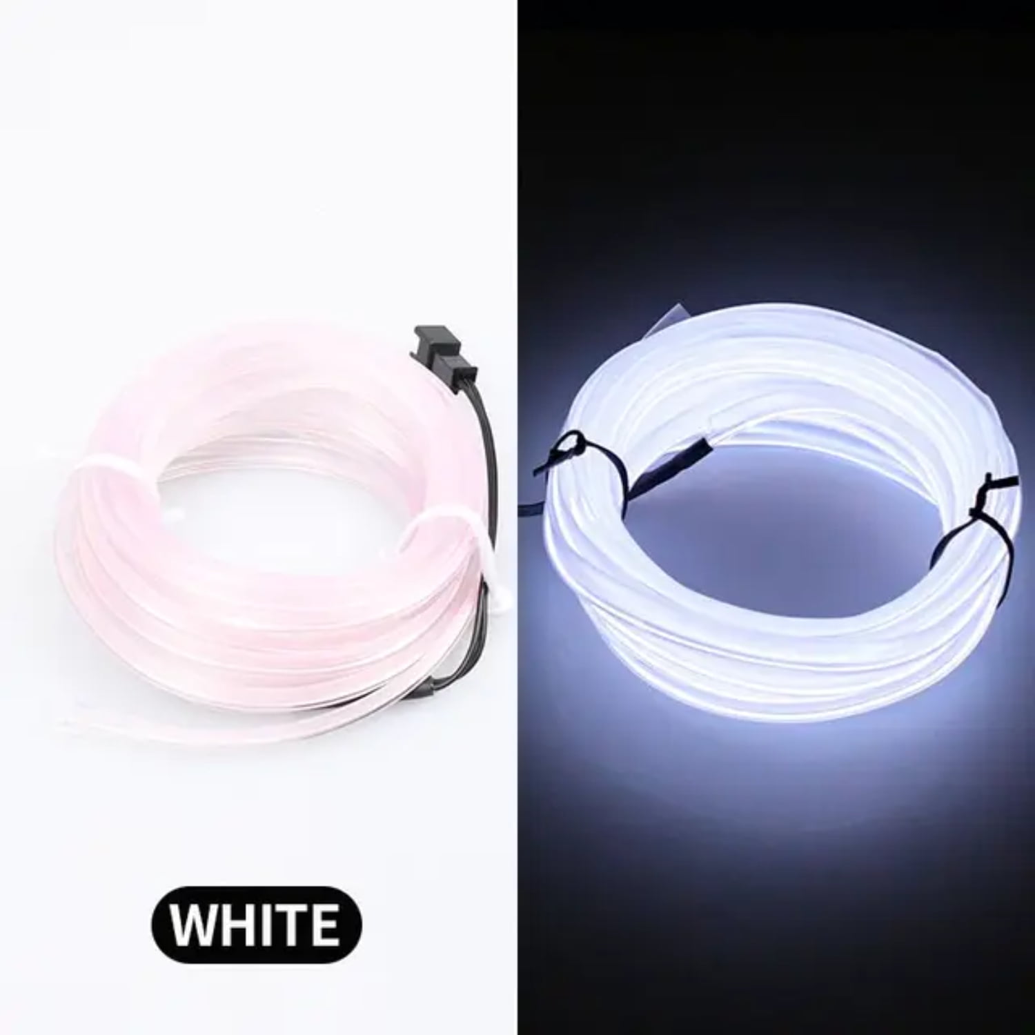 LAXLNG Flexible DIY 5m LED Ambient Car Interior Lighting Strip with USB ...