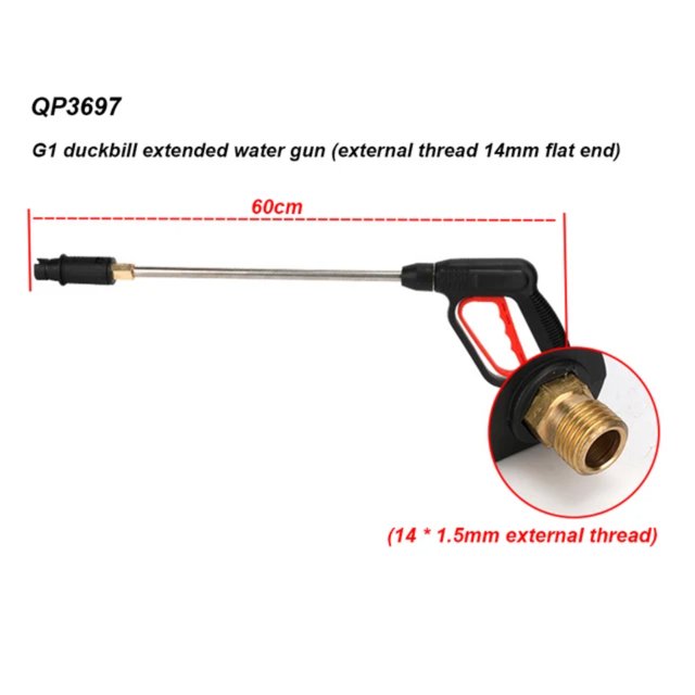 LAXLNG G1 Car Wash Gun Washer Spray Nozzle High Pressure Cleaner Auto ...