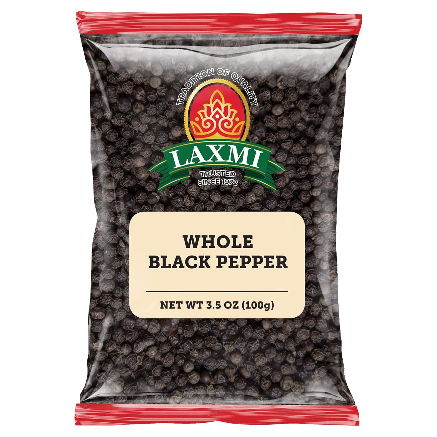 LAXMI Whole Black Pepper (Peppercorns) - 3.5oz (100g) - Walmart.com