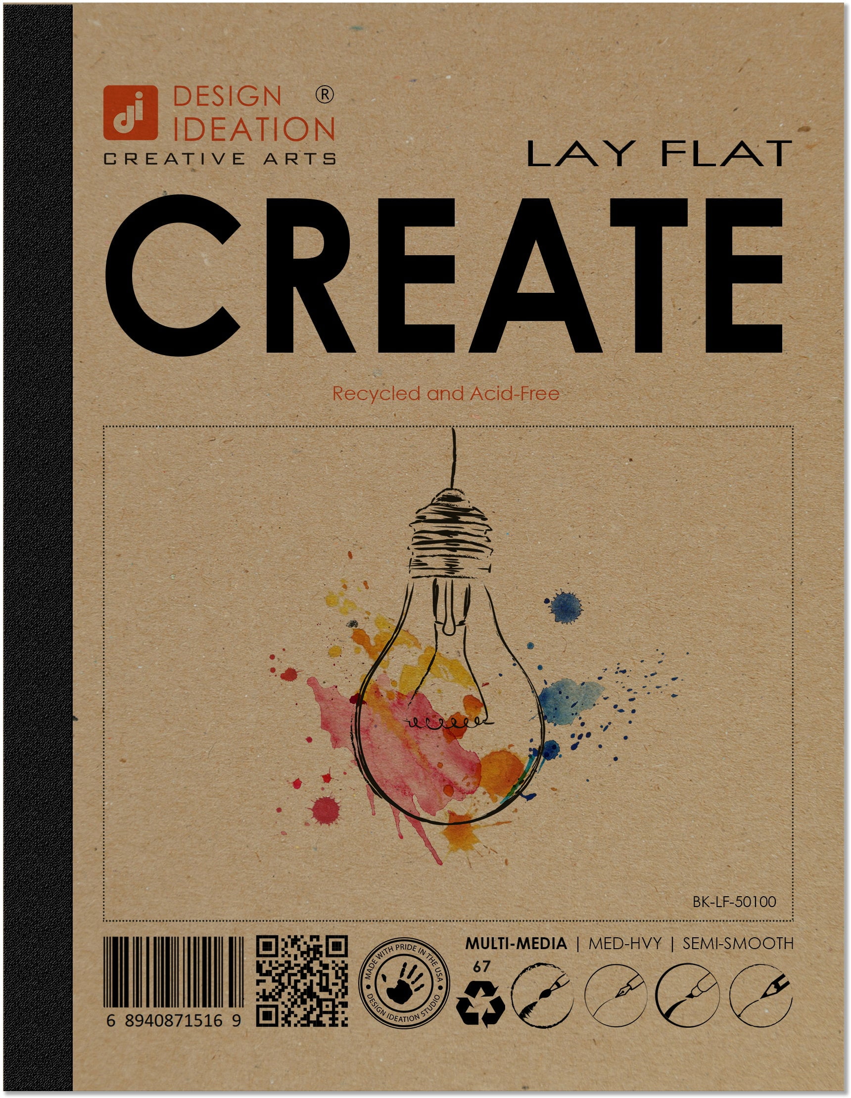 Design Ideation LAY FLAT Sketchbook. Removable Sheet, Journal Style ...