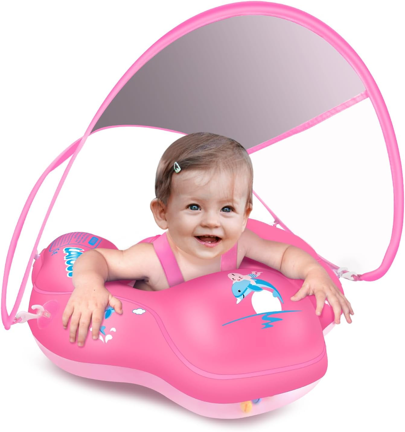 LAYCOL Baby Swimming Float Inflatable Baby Pool Float Ring Newest with ...