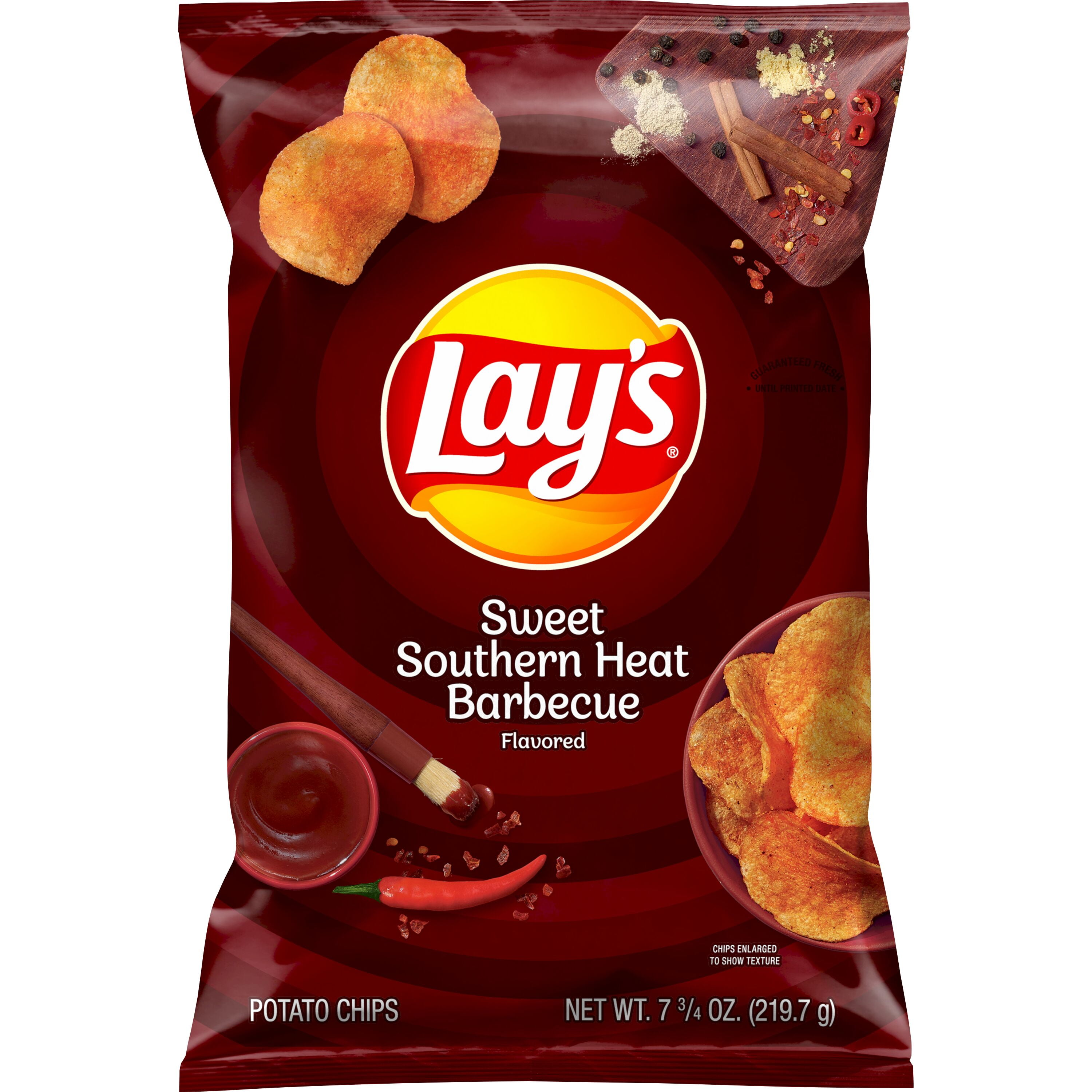 LAYS SOUTHERN SWEET HEAT BBQ 7.76OZ - Walmart.com