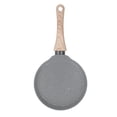 LAZIOEGR 11‑inch Aluminum Frying Pan with Wooden Handle, Non‑Stick ...