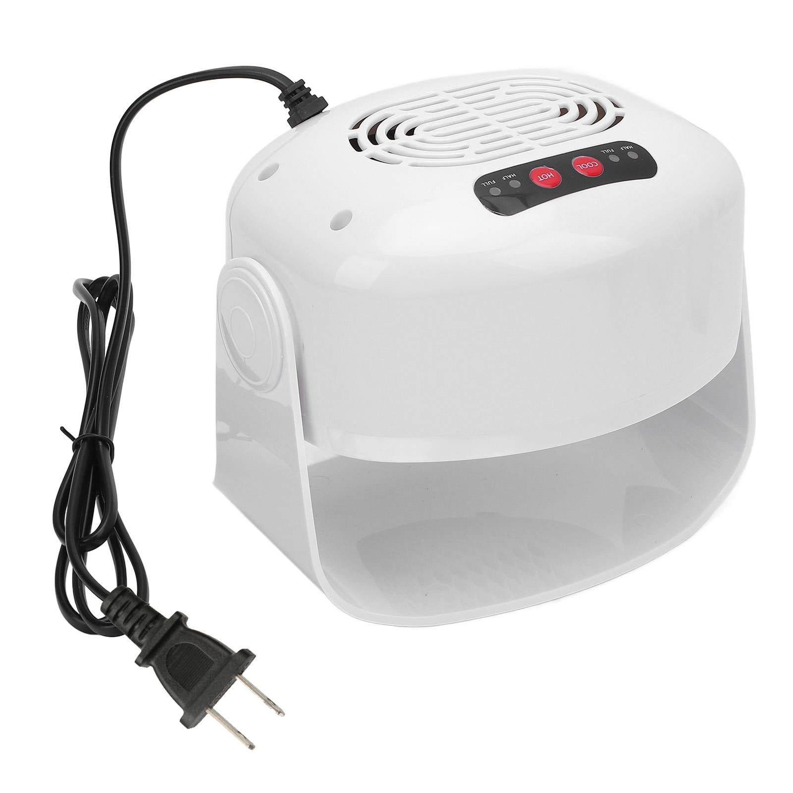 LAZIOEGR 110V Nail Dryer – Dual Warm/Cool Air, Auto Start/Stop, Forward ...