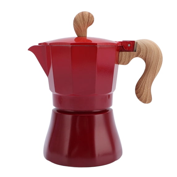 LAZIOEGR 150ml Aluminum Stovetop Coffee Maker – Single Valve Moka Pot ...