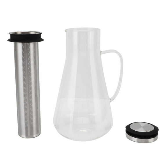 LAZIOEGR 1600ml Stainless Steel Cold Brew Coffee Maker with Scale ...