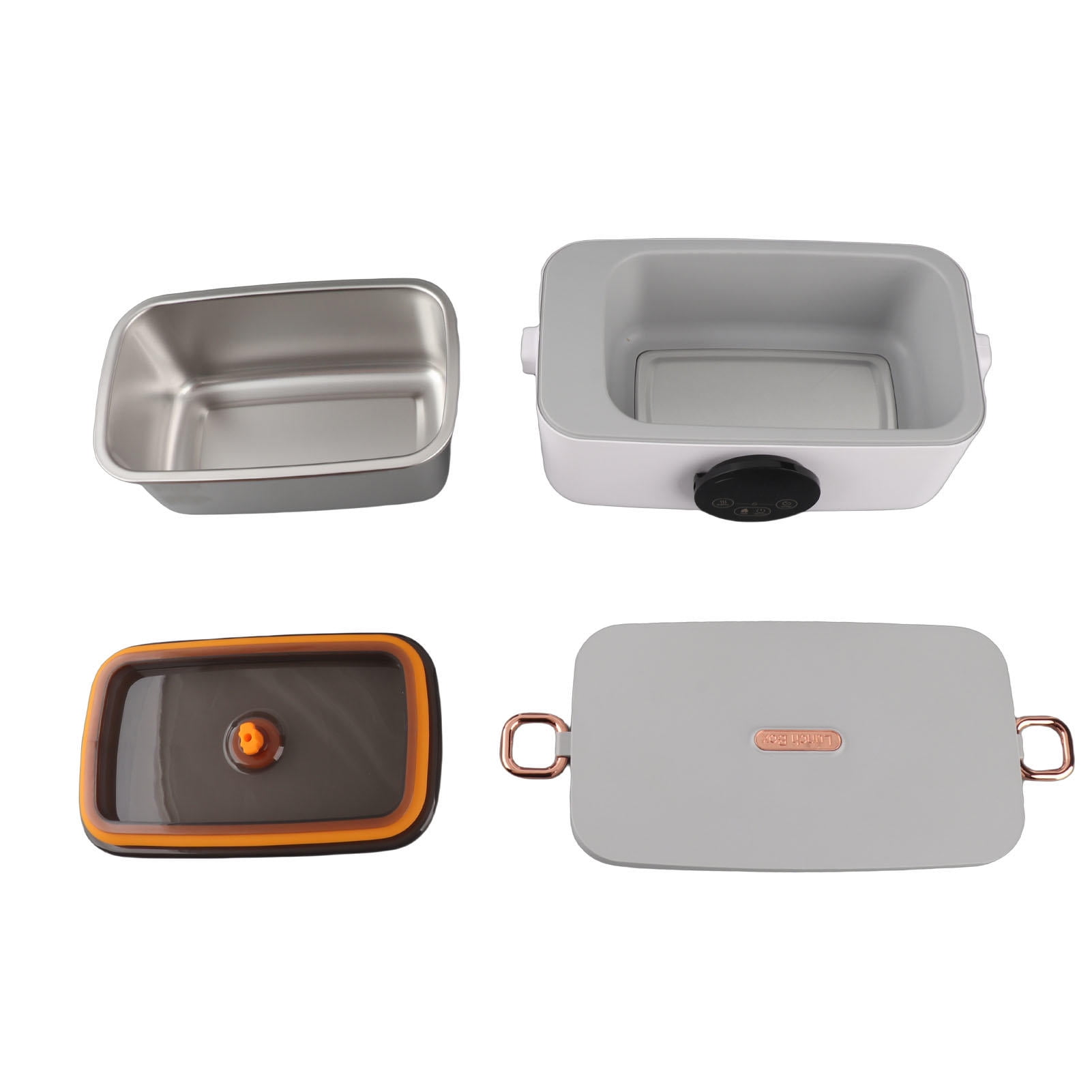 LAZIOEGR 1L Portable Electric Lunch Box – 45W USB Rechargeable, 20‑80 ...