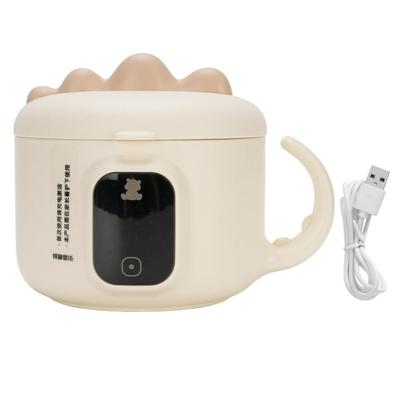 LAZIOEGR 400ML Electric Lunch Box – Portable 5.5" Stainless Steel Food ...