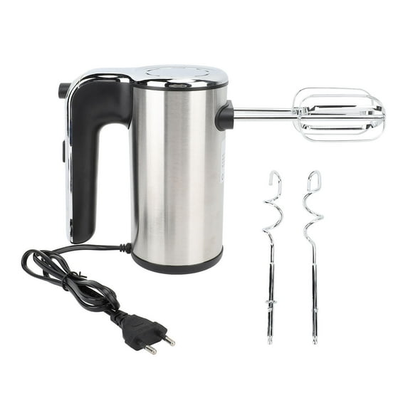 LAZIOEGR 500W 5‑Speed Handheld Mixer with Turbo‑Boost, 4 Stainless ...