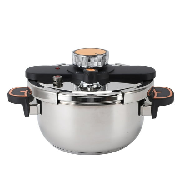 LAZIOEGR 6L 304 Stainless Steel Pressure Cooker – Fast, Even Heating ...
