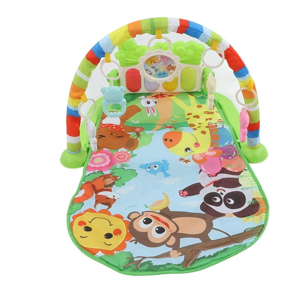 LAZIOEGR Baby Kick‑Play Piano Gym Mat – Soft, Removable, Music & Light ...