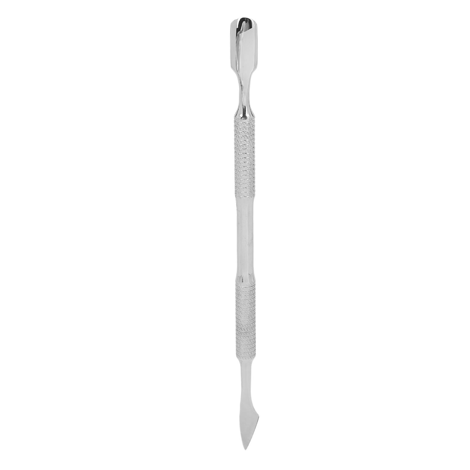 LAZIOEGR Double-Ended Stainless Steel Russian Cuticle Pusher & Scraper ...