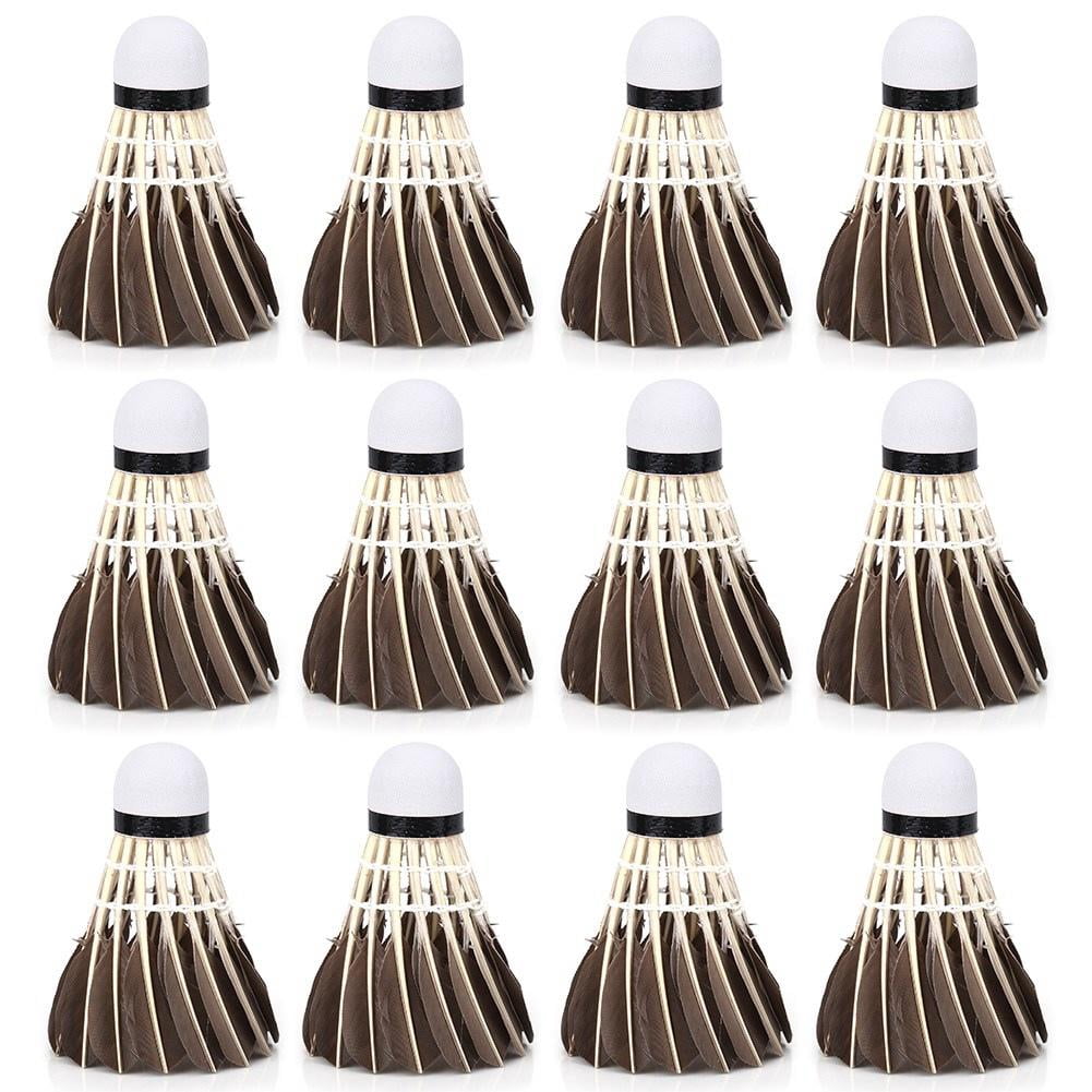 LAZIOEGR Durable Badminton Shuttlecocks 12‑Pack Outdoor Training ...