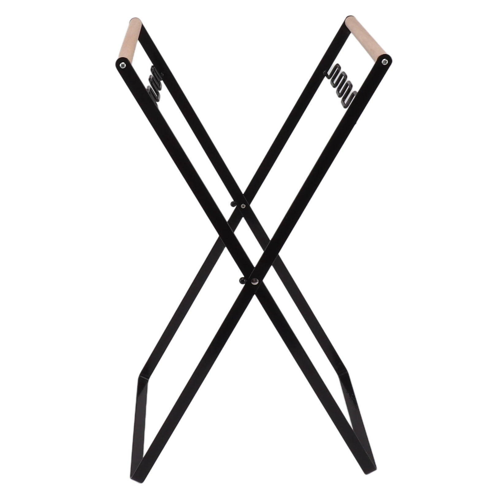 LAZIOEGR Foldable Iron Trash Bag Stand – Portable Outdoor Garbage Rack ...