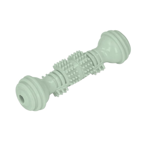 LAZIOEGR Green Teething Dumbbell Dog Toy – Dual‑Side Molars for Teeth ...
