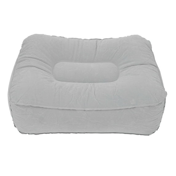 LAZIOEGR Inflatable Portable Foot Rest – PVC Flocking Leg Pillow for ...