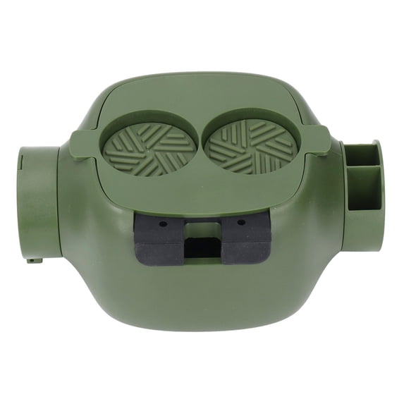 LAZIOEGR Portable Mini Coffee Knock Box – ABS Plastic Ground Bin for ...