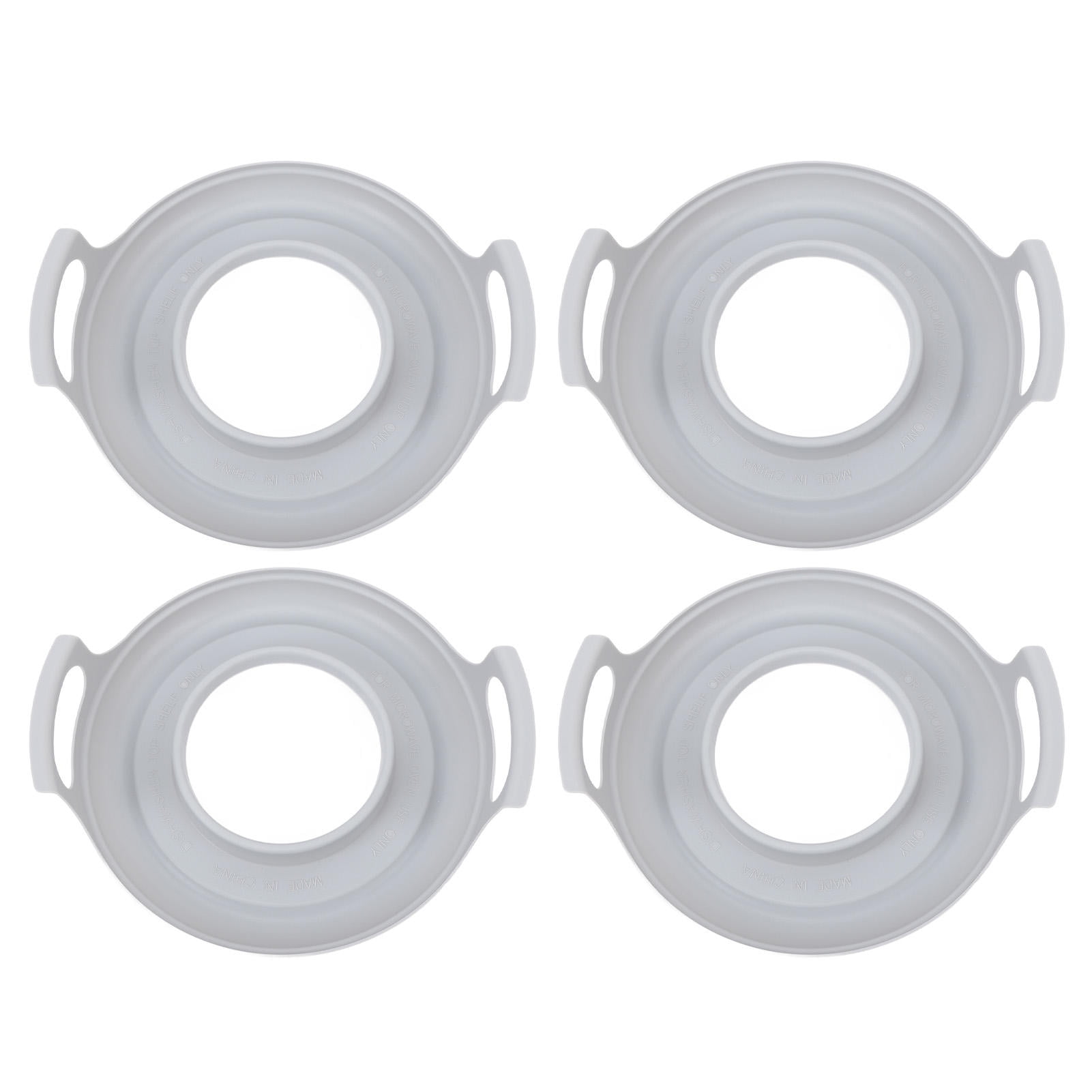 LAZIOEGR Spill‑Proof Microwave Cool Plate with Dual Handles – Safe ...