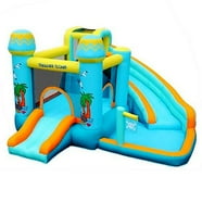 JumpOrange Inflatable Ninja Bouncer with Water Slide and Blower for ...