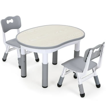 Yoneston Kids Square Wood Table, White Children's Play Table Kids ...