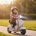 LAZY BUDDY Toddler Motorcycle, 6V Battery Powered Ride on Motorcycle ...