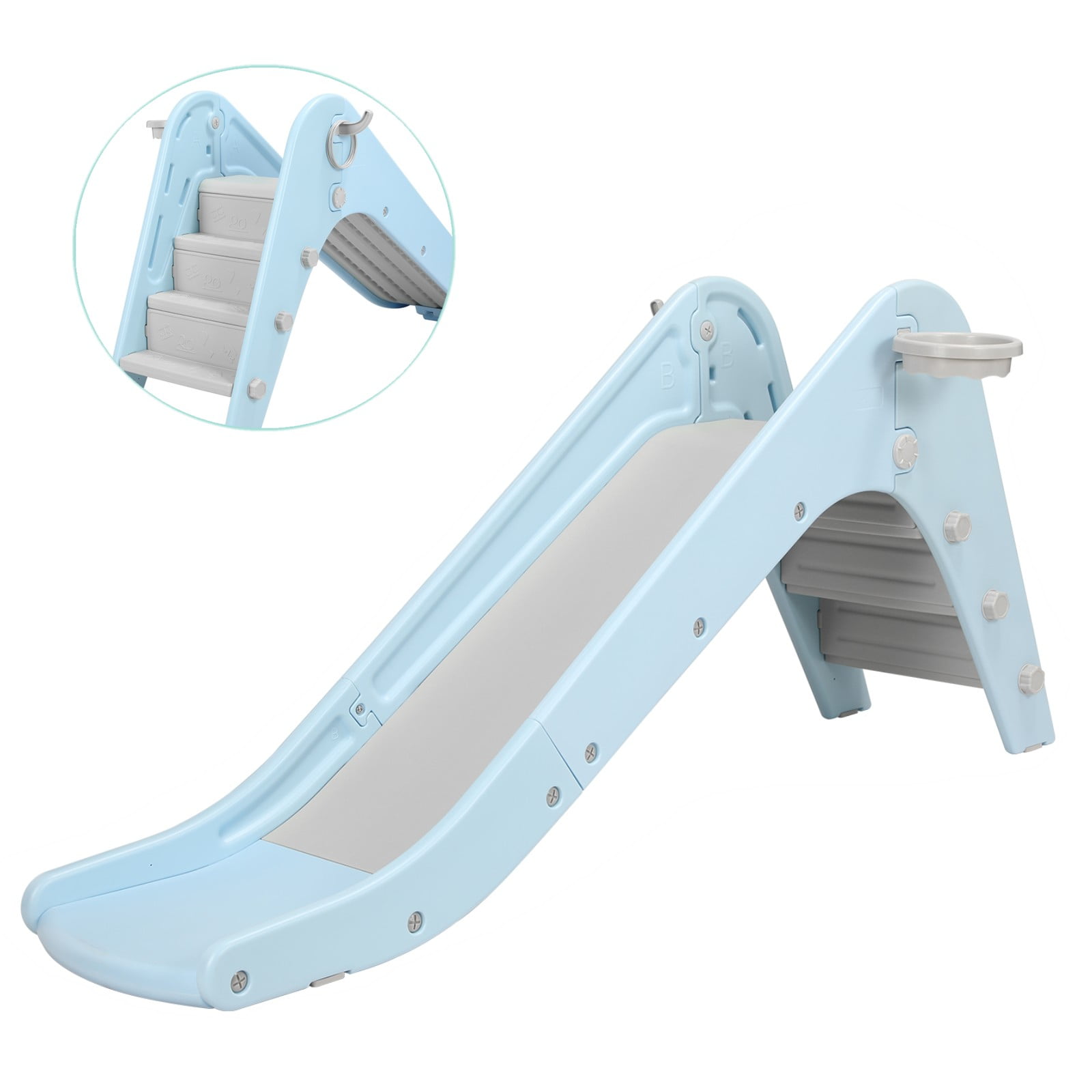 LAZY BUDDY Toddler Slide, Sturdy Baby Slide Play Climber, Indoor ...