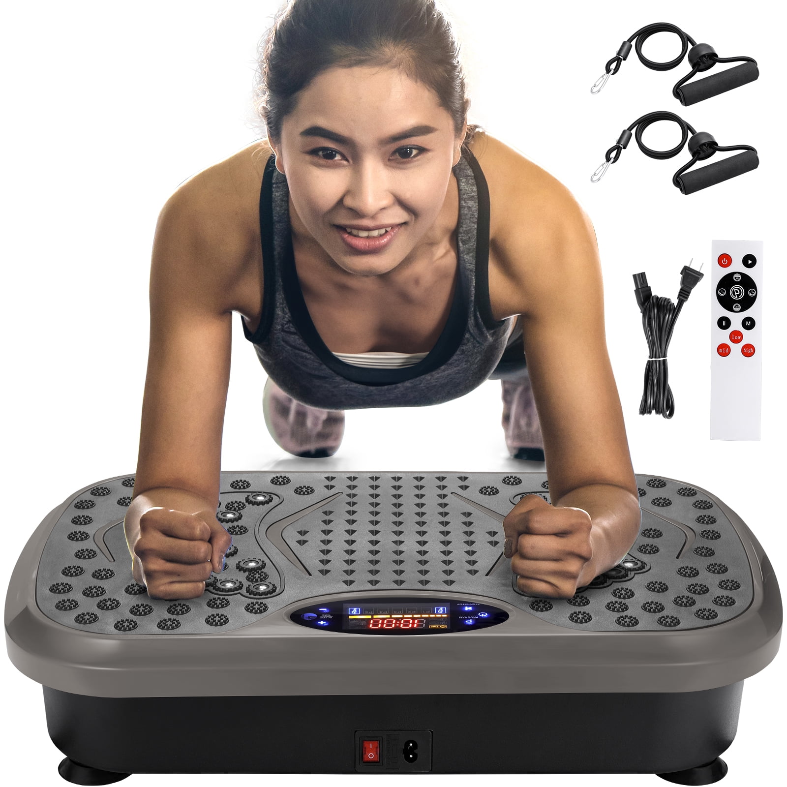 LAZY BUDDY Vibration Plate Lymphatic Drainage Platform Home Workout ...