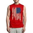 LAZYCHILD American Flag Tank Tops Mens 4th of July Shirts Patriotic ...