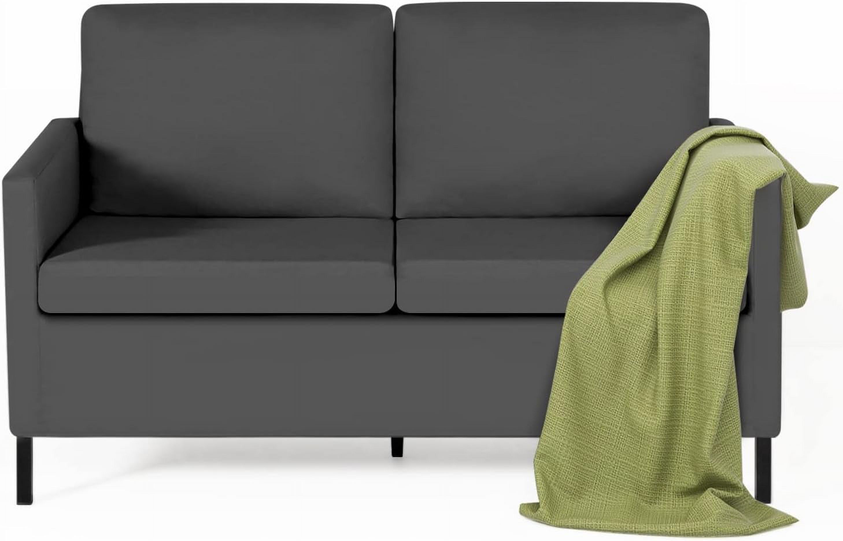 LAZZO Fabric Modern Loveseat Sofa Couch for Living Room, 51" W ...