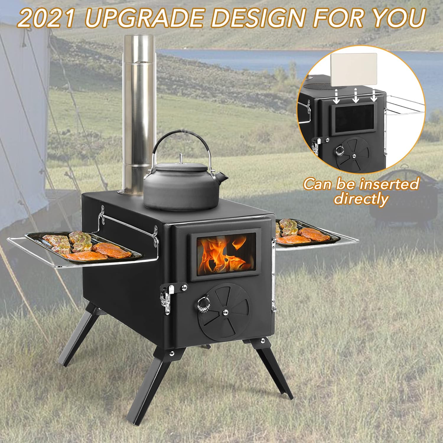 Vargo Titanium Hexagon Wood Stove - Walmart.com