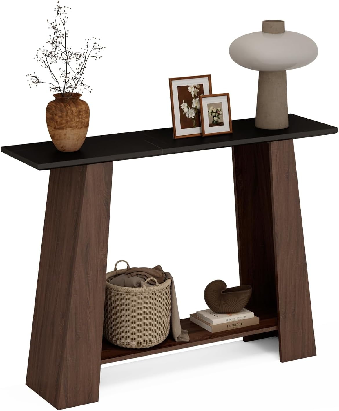 LAZZO Small Console Tables for Entryway Narrow Sofa Table Entrance ...