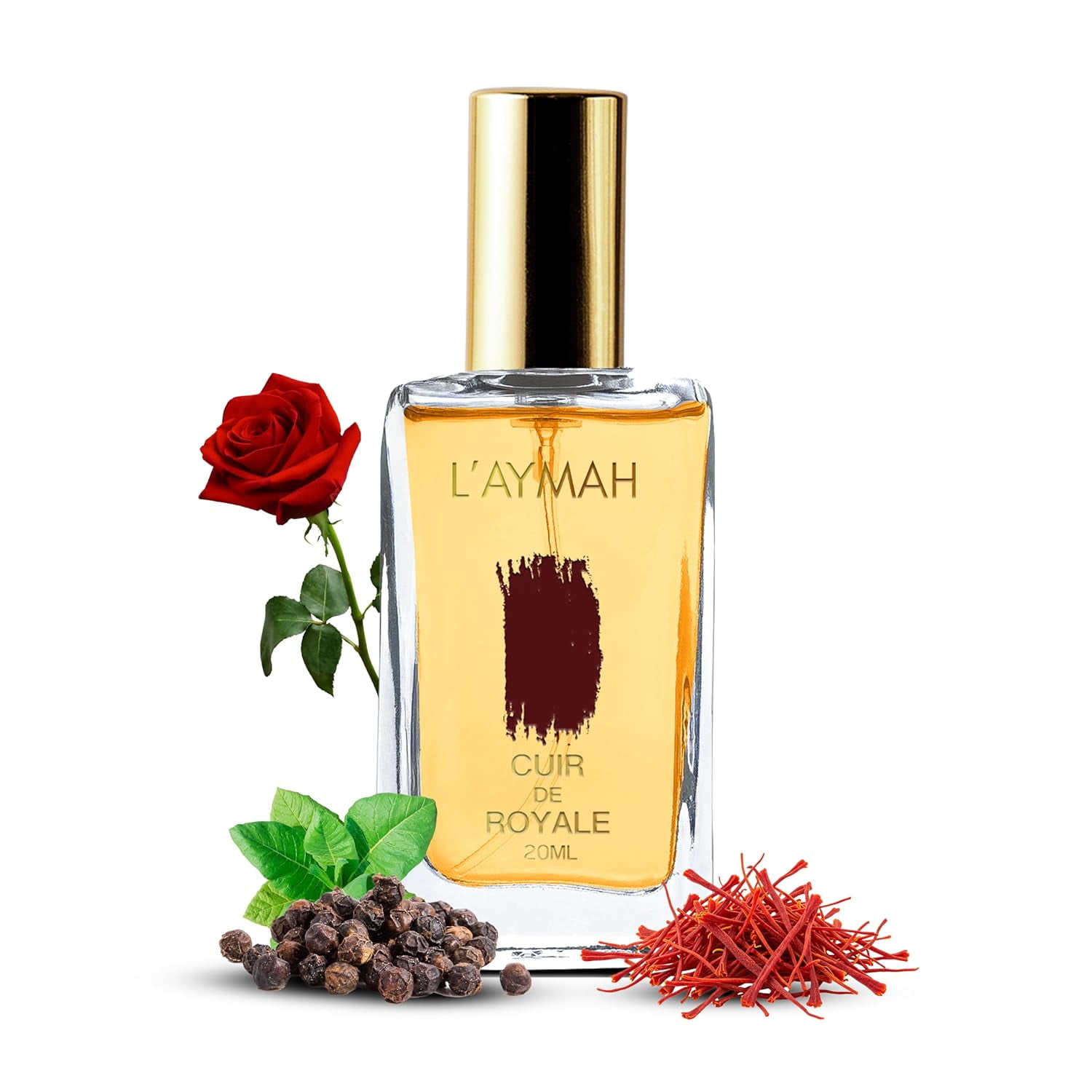 LAymah Cuir de Royale Luxurious Leathery Smoky Perfume for Men Intense ...