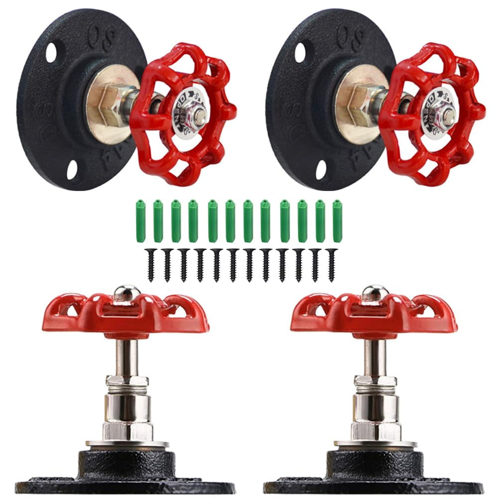 LB-LAIBA 4pcs Industrial Pipe Hooks, Water Valve Hooks, Plumbing ...