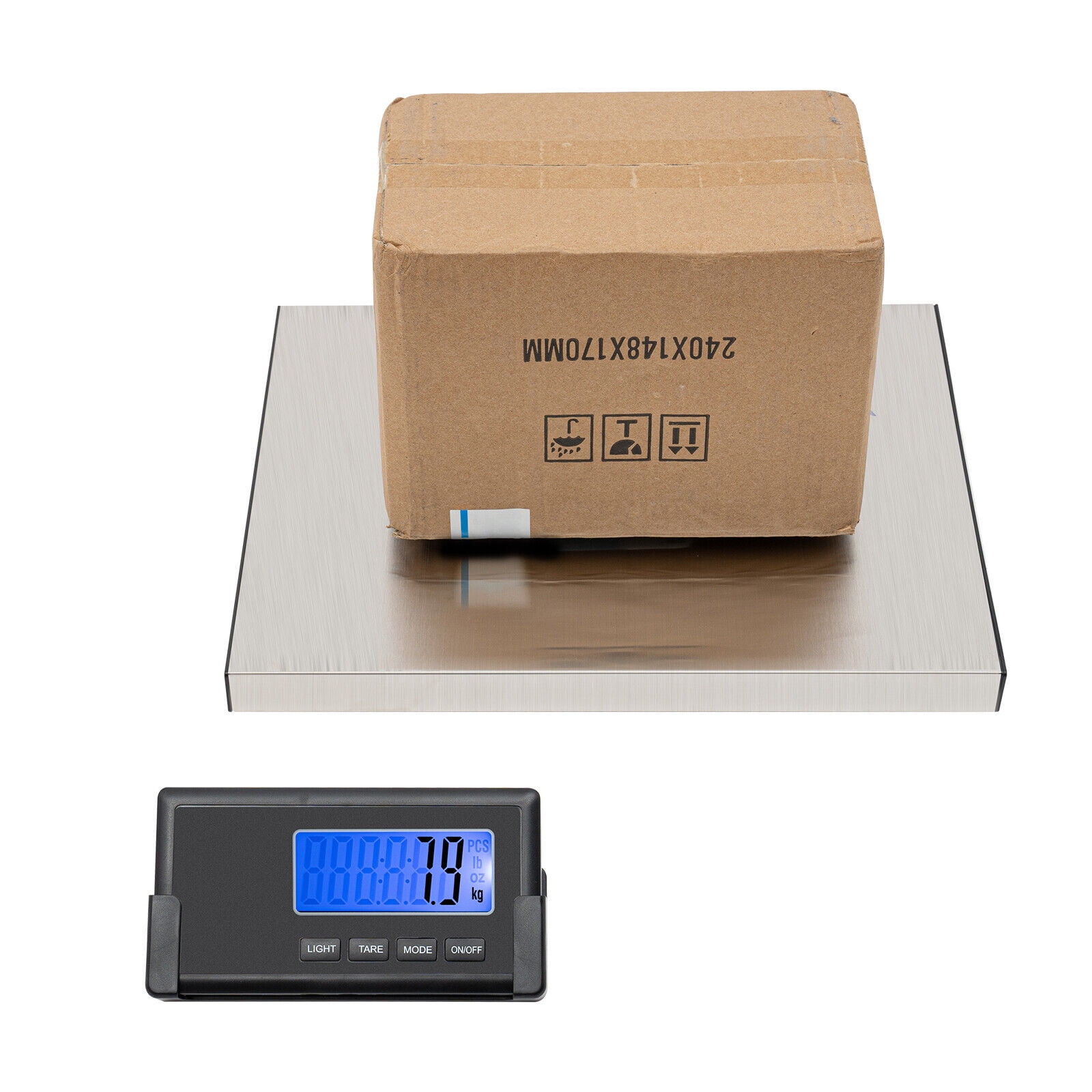 LB/OZ/KG LCD Screen Physician Scale, Low-Profile Doctor Scale with Anti ...