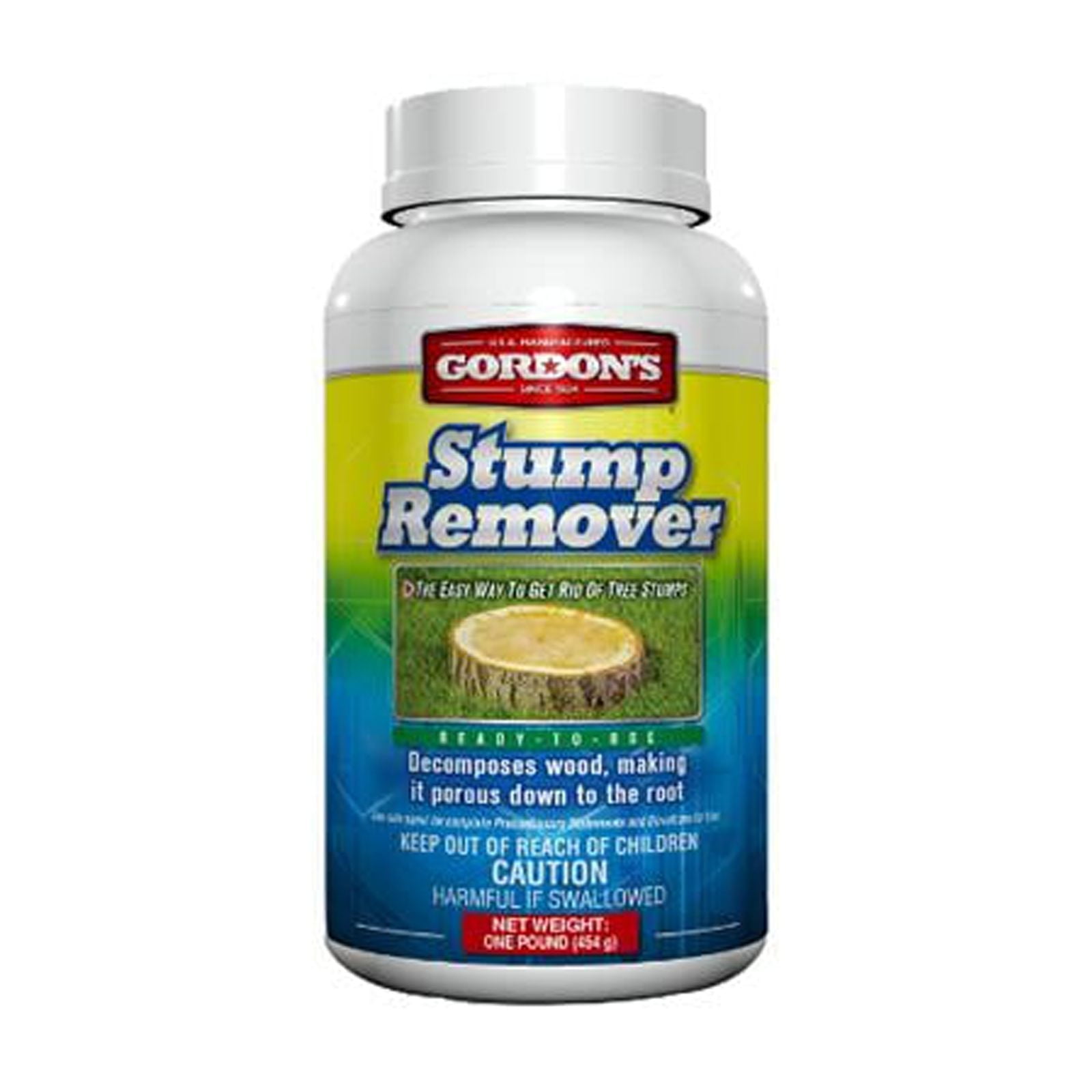 PBI/Gordon Ready-to-Use Stump Killer/Dissolver, 1lb - Easy Wood Removal ...