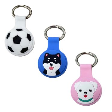 AirTag Cartoon Protective Case，4 Pack MOWYEOK Waterproof Air Tag ...