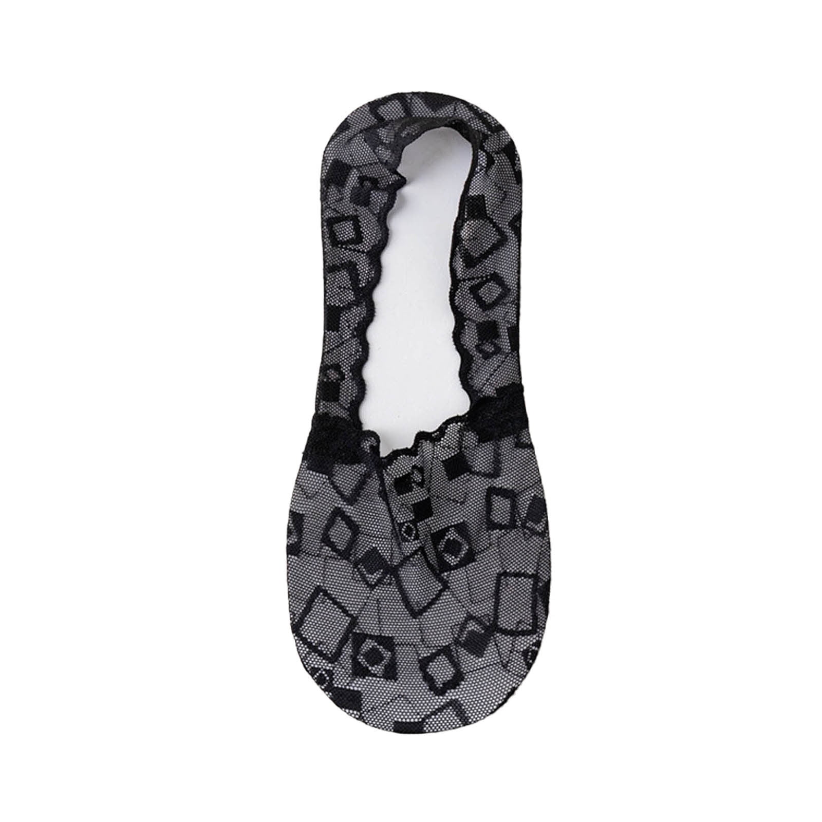 LBECLEY Adult Slipper Socks with Rubber Sole Womens Liner Socks Low Cut ...