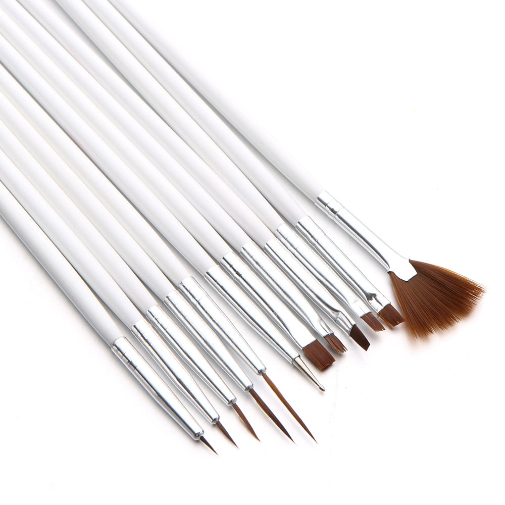 LBECLEY French Tip Nail Brush 23Pc Nail Art Uv Gel Polish Design Dot ...