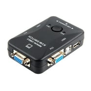 2PORT USB INDUSTRIAL-GRADE KVM SWITCH W/ 2 CABLES (NON-OSD) - Walmart.com