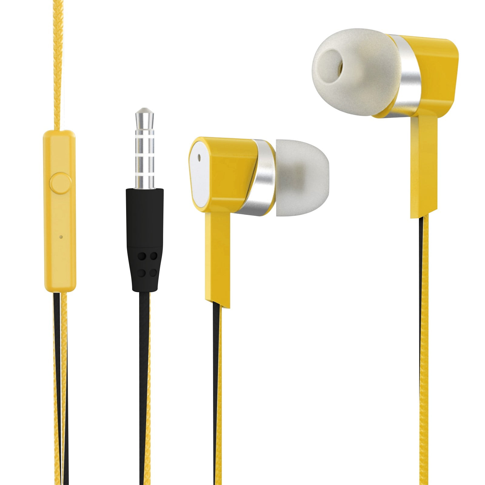 LBECLEY Plug in Ear Buds in Ear Headphones with Mic 3.5Mm Wired ...