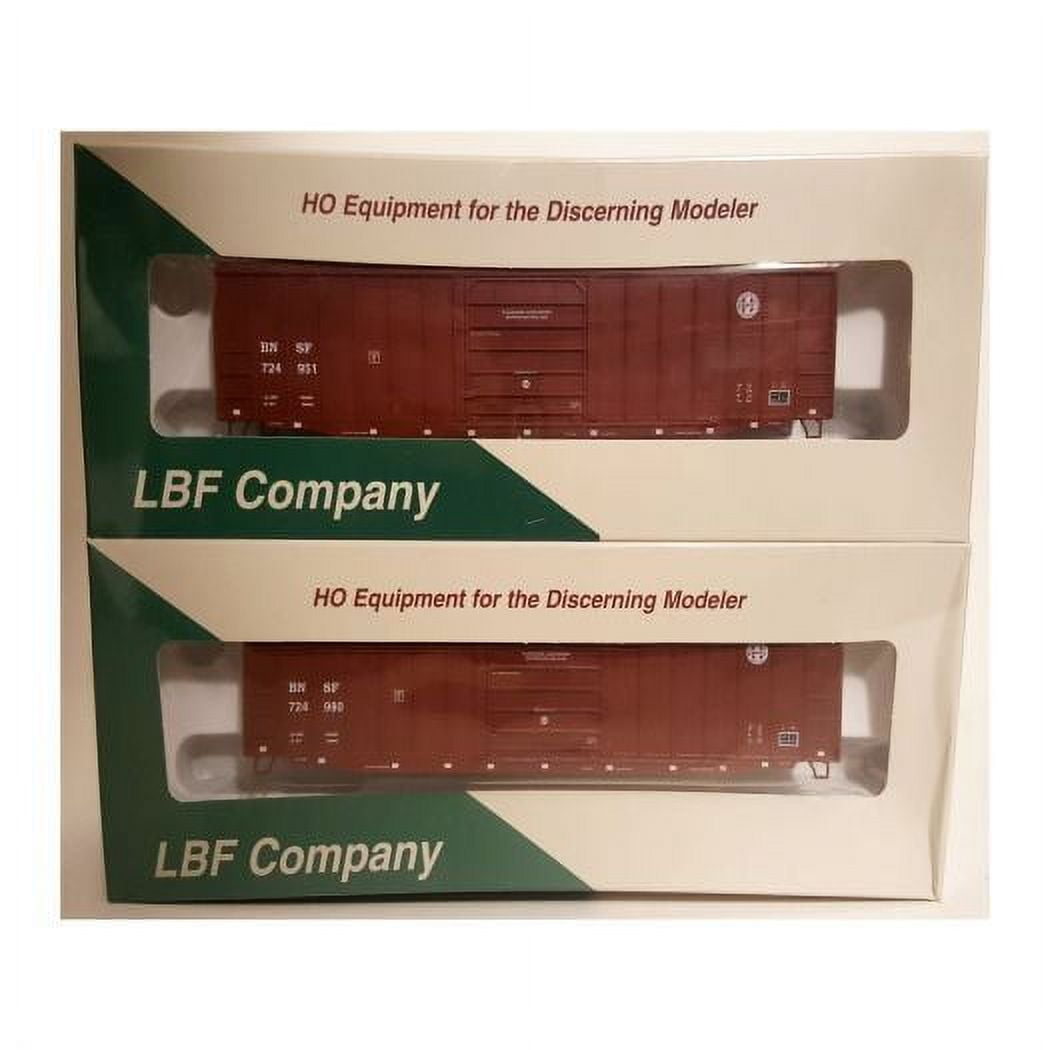 LBF Company Arizona Freight Yard Custom 50 ACF Boxcar BNSF Series 724819-724999 Set of 4 ...